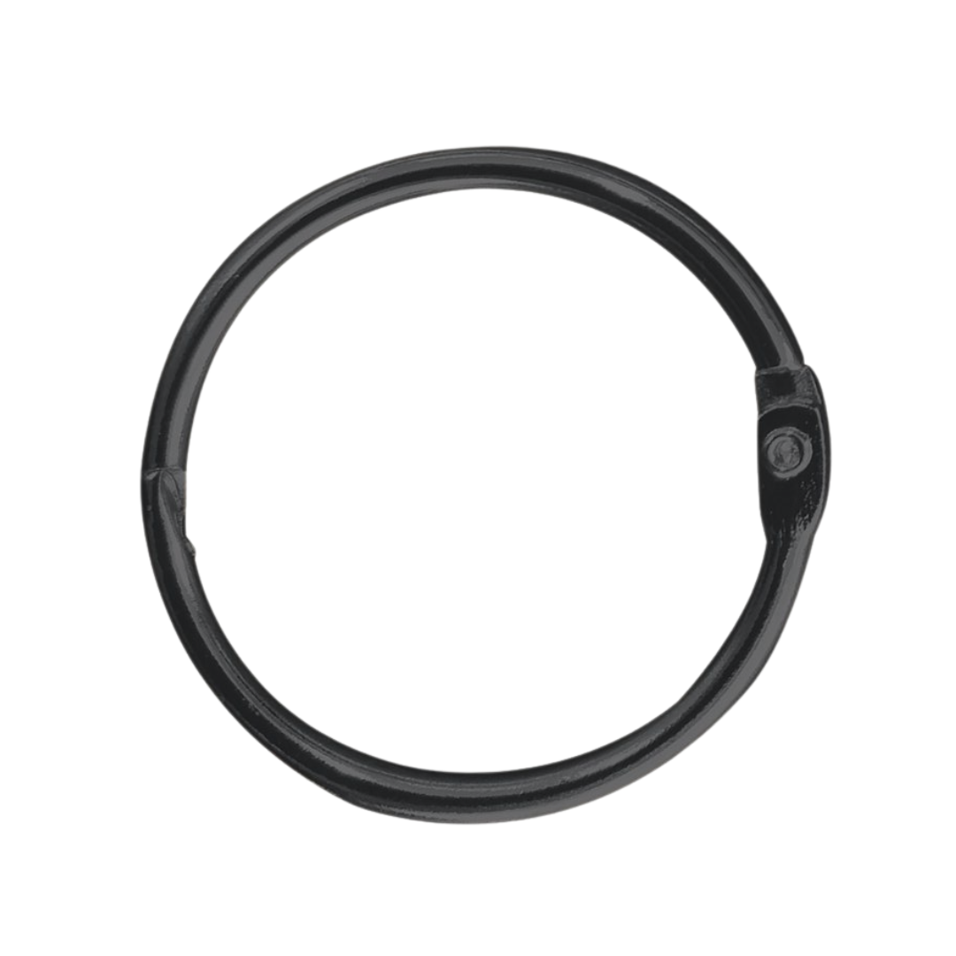 Sorte ringe til badeforhæng, 12 stk - Badeforhæng - Badoghjem.dk