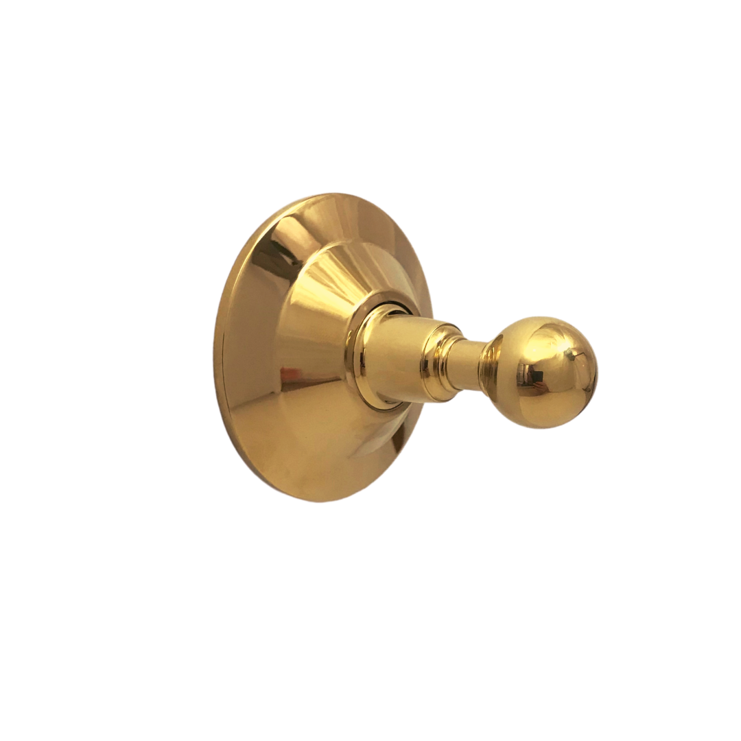 HERITAGE krog, blank messing - Vintage messingknage